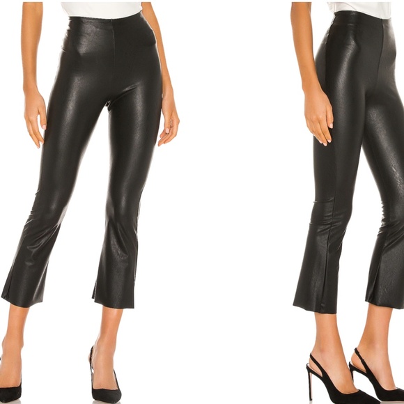 Commando | Pants & Jumpsuits | Commando Faux Leather Cropped Flare ...